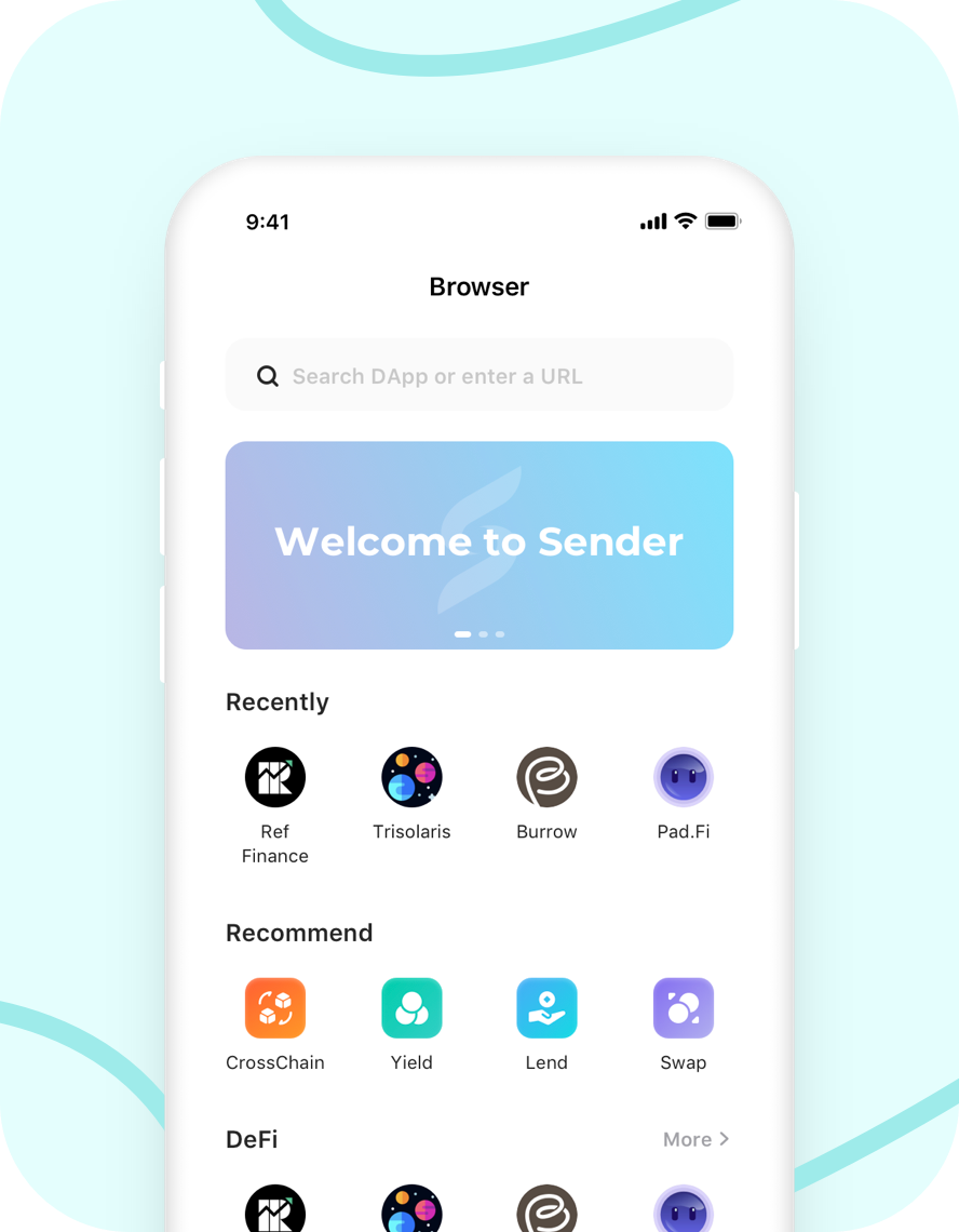 Sender Wallet - Your favorite Web3 wallet.
